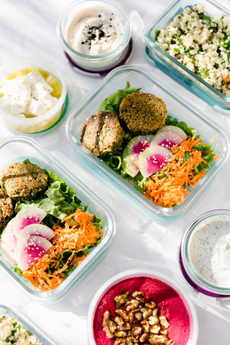 Mediterranean Salad Meal Prep - GROWING WITH GERTIE